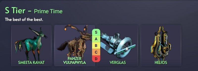The Ultimate Warframe Tier List: Frames, Weapons and Pets - Asamigames ...